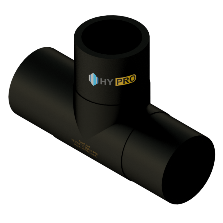 TEE Ø 8" SDR11 ASTM HDPE PE100/4710 (SMART JOINT) | HY PRO