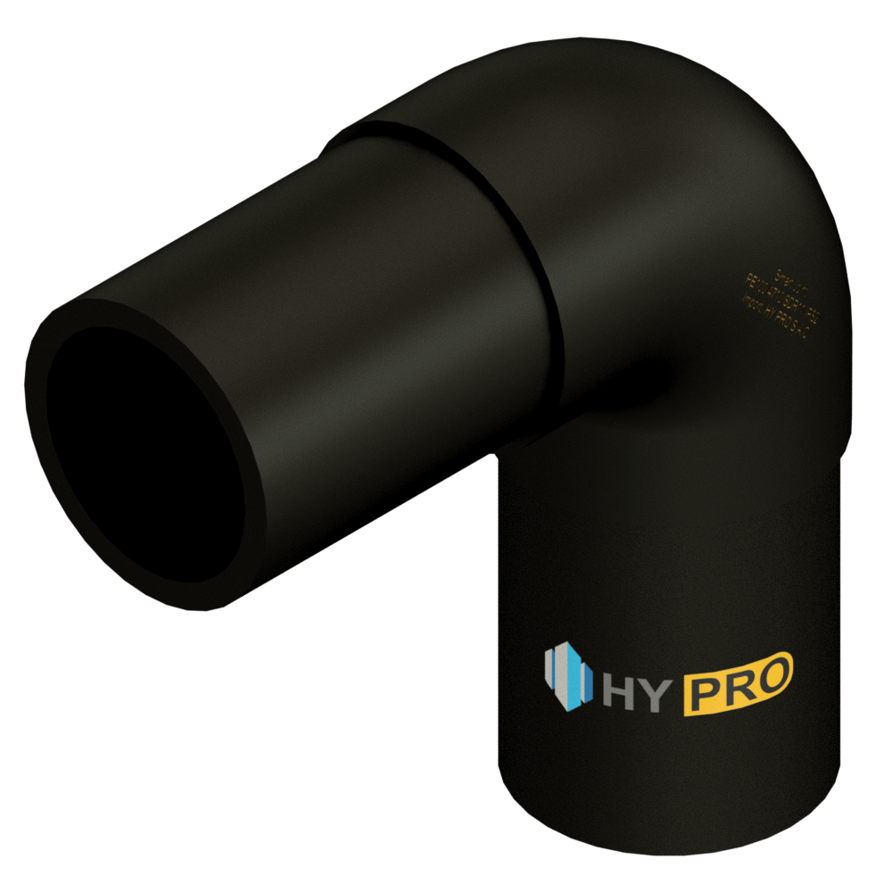 CODO 90° Ø 2" SDR11 ASTM HDPE PE100/4710 (SMART JOINT) | HY PRO