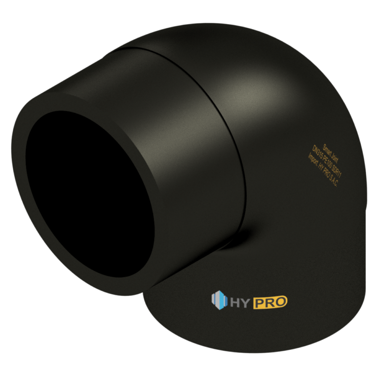 CODO 90° Ø 315 mm SDR11 ISO HDPE PE100/4710 (SMART JOINT) | HY PRO
