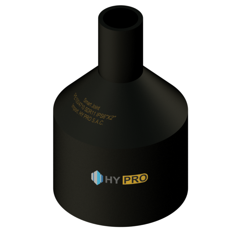 REDUCCION CONCENTRICA Ø 6" X 2" SDR11 ASTM HDPE PE100/4710 (SMART JOINT ...