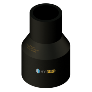 REDUCCION CONCENTRICA Ø 6" X 4" SDR11 ASTM HDPE PE100/4710 (SMART JOINT) | HY PRO