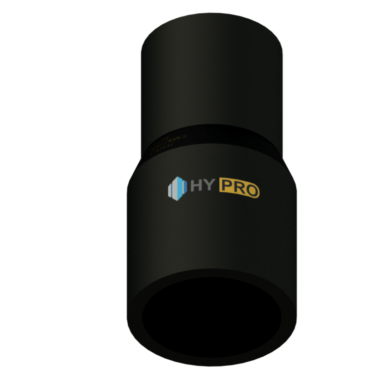 REDUCCION CONCENTRICA Ø 90 X 75 mm SDR11 ISO HDPE PE100/4710 (SMART JOINT) | HY PRO