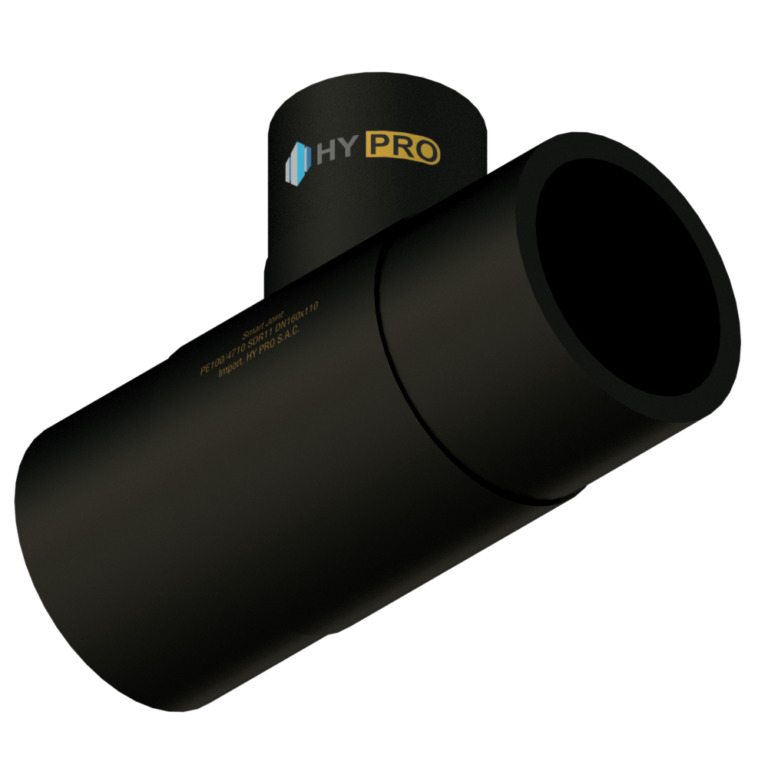 TEE REDUCTORA Ø 160 X 110 mm SDR11 ISO HDPE PE100/4710 (SMART JOINT) | HY PRO